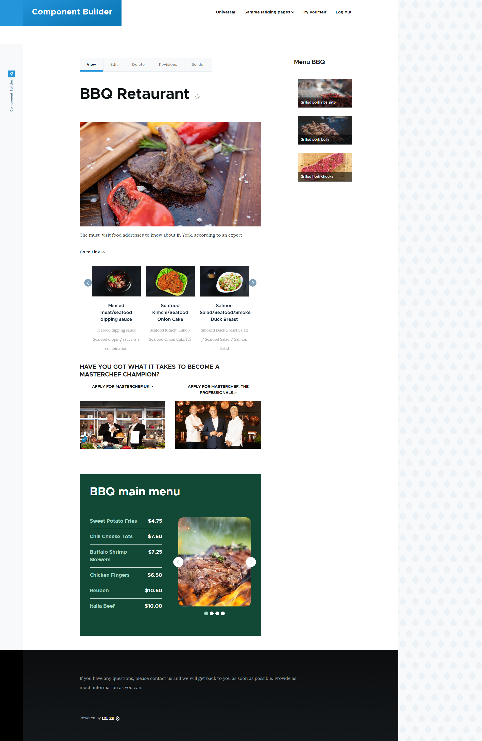 Contribution Module: Component Builder for Drupal 9/10 | WeebPal